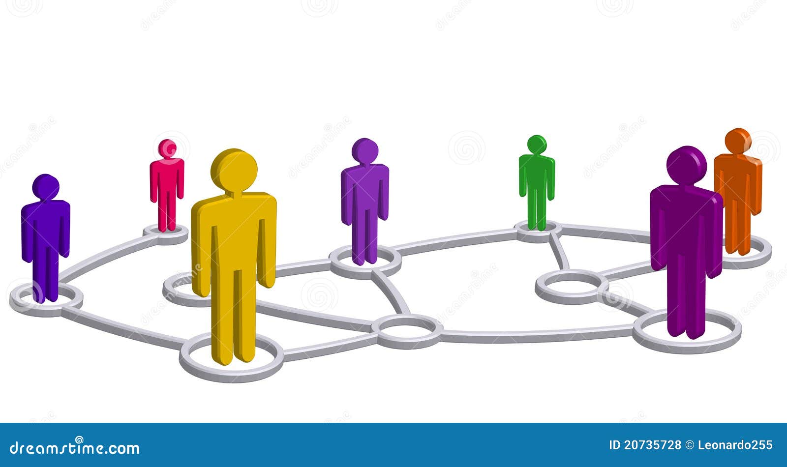 Network people stock illustration. Illustration of communication - 20735728