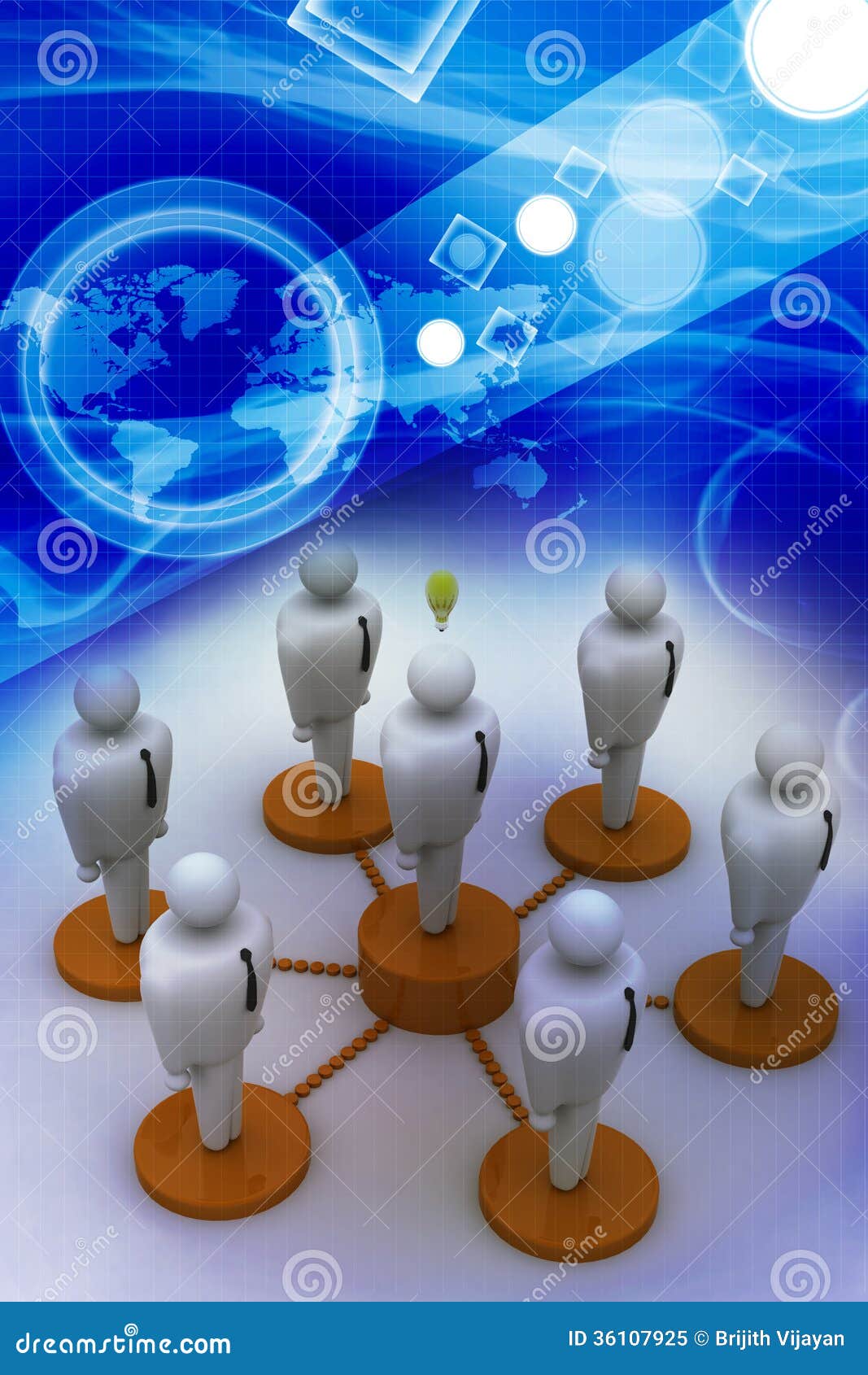 Network with people stock illustration. Illustration of symbol - 36107925