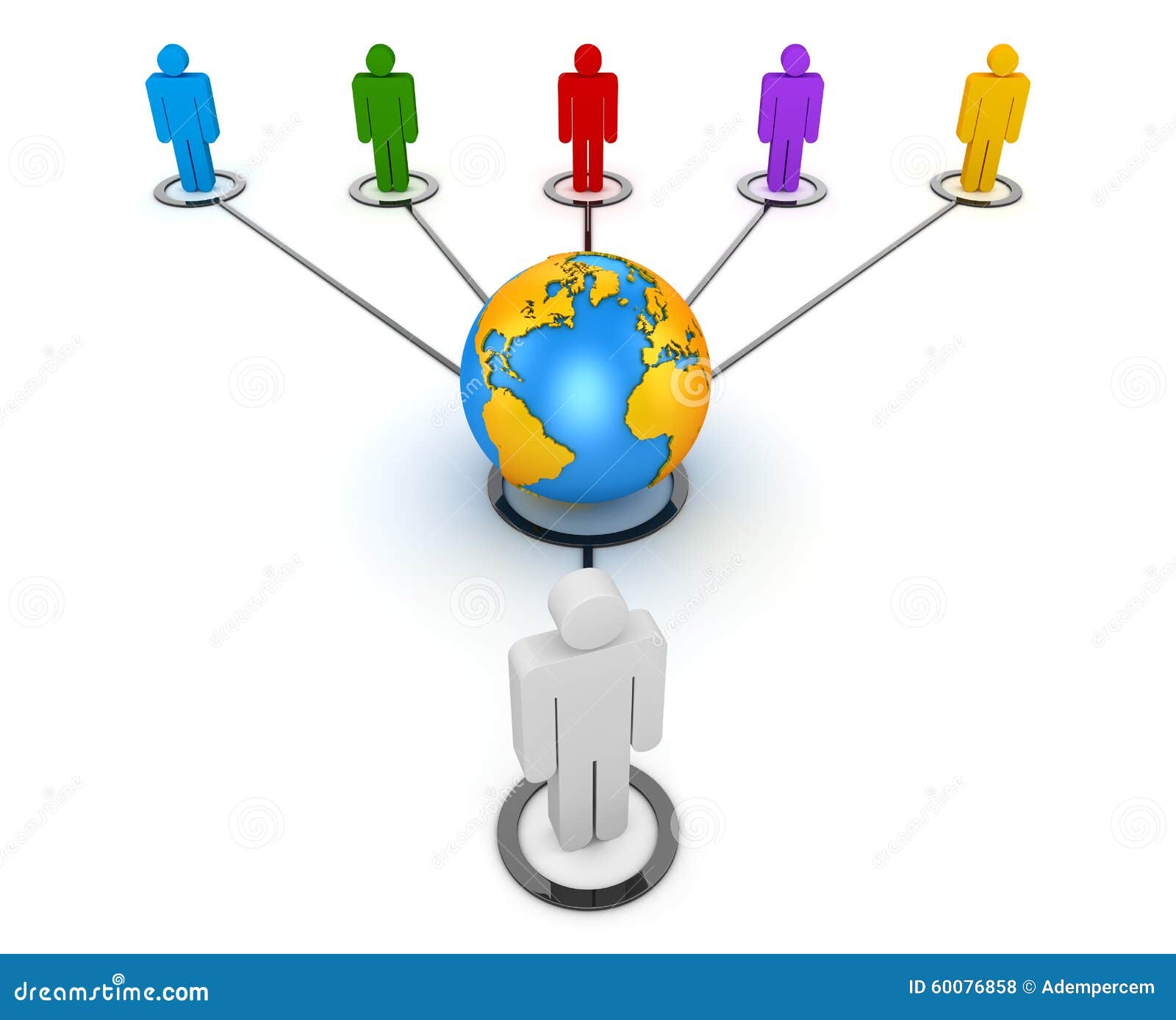 Network people stock illustration. Illustration of leadership - 60076858