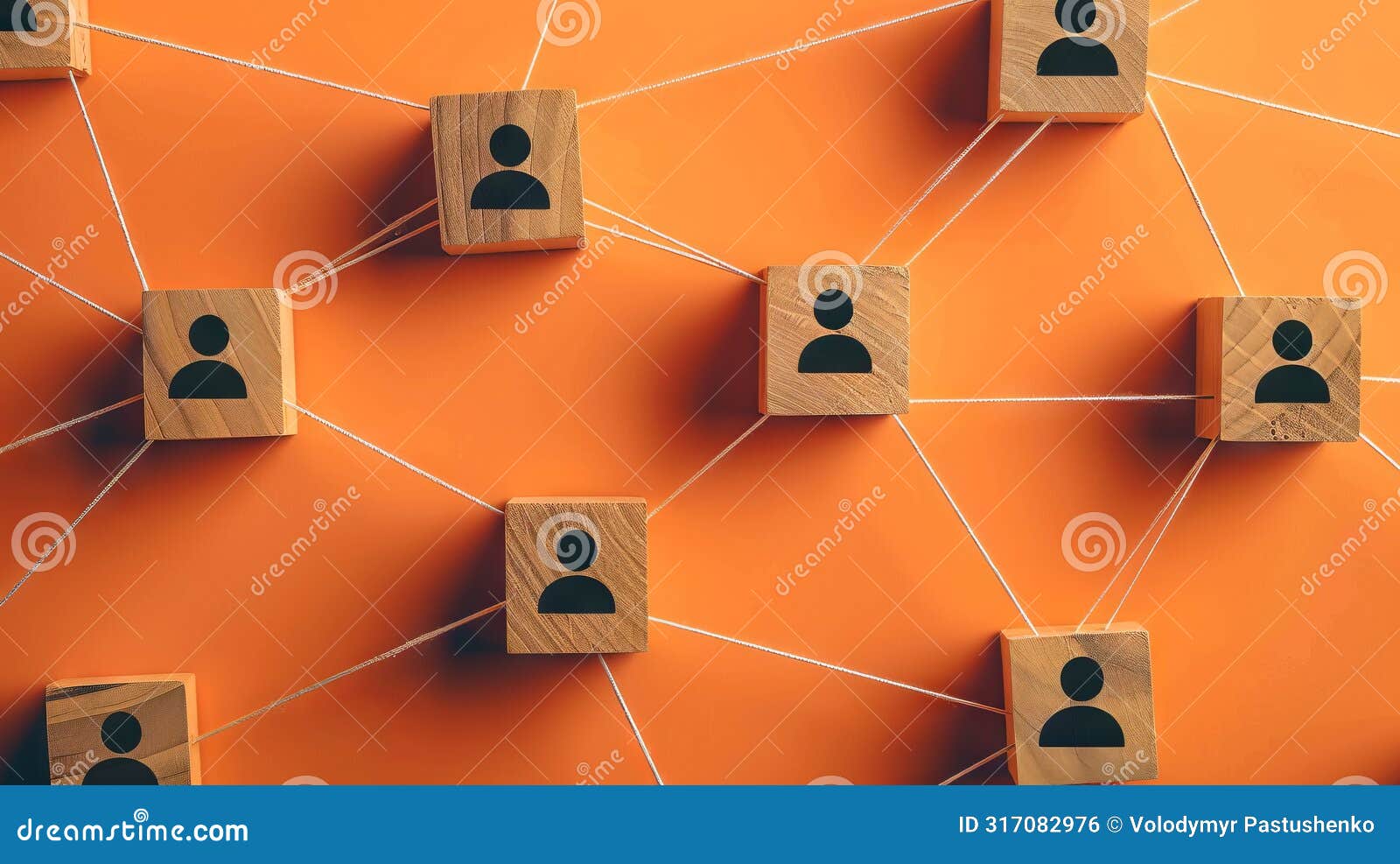 A Network of People Connected To Each Other Stock Photo - Image of ...