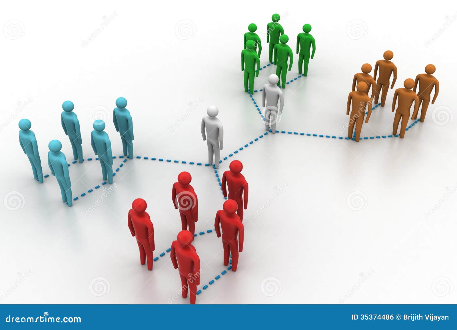 Network with people stock illustration. Illustration of corporation ...