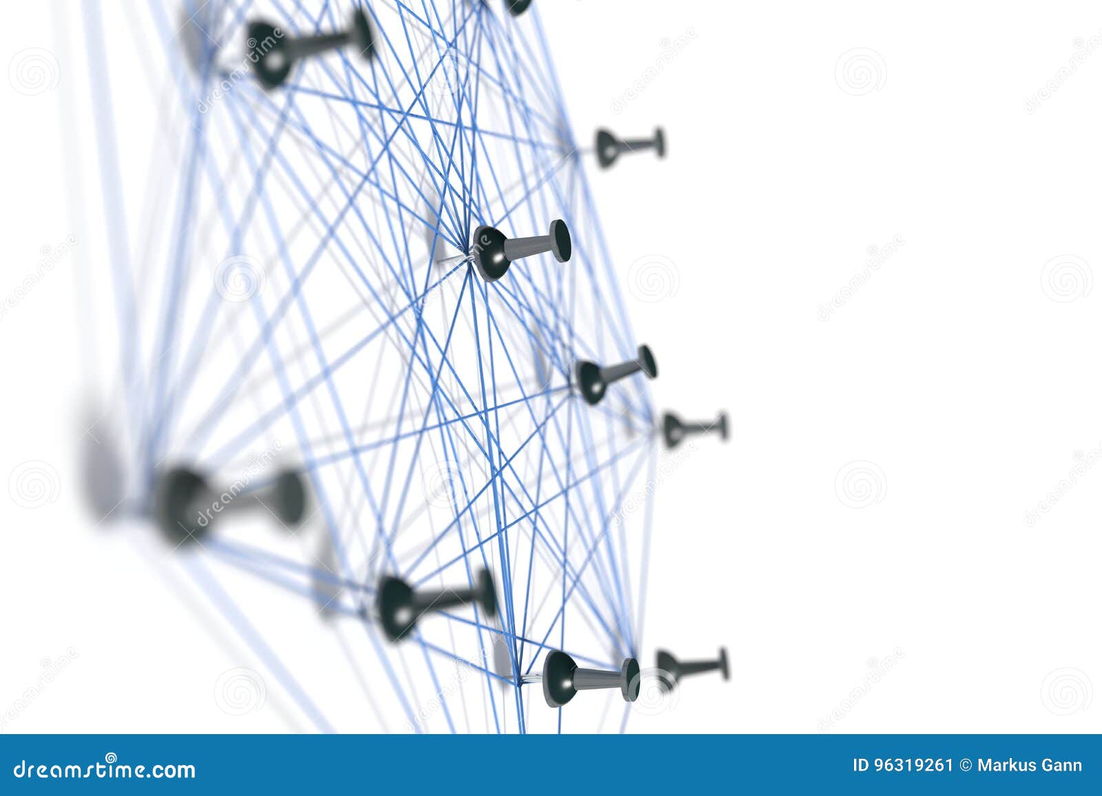 Network with pins stock image. Image of individuality - 96319261