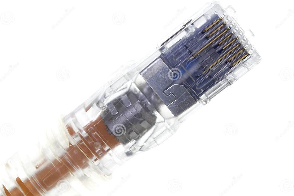 Network plug stock image. Image of hard, download, component - 4867101