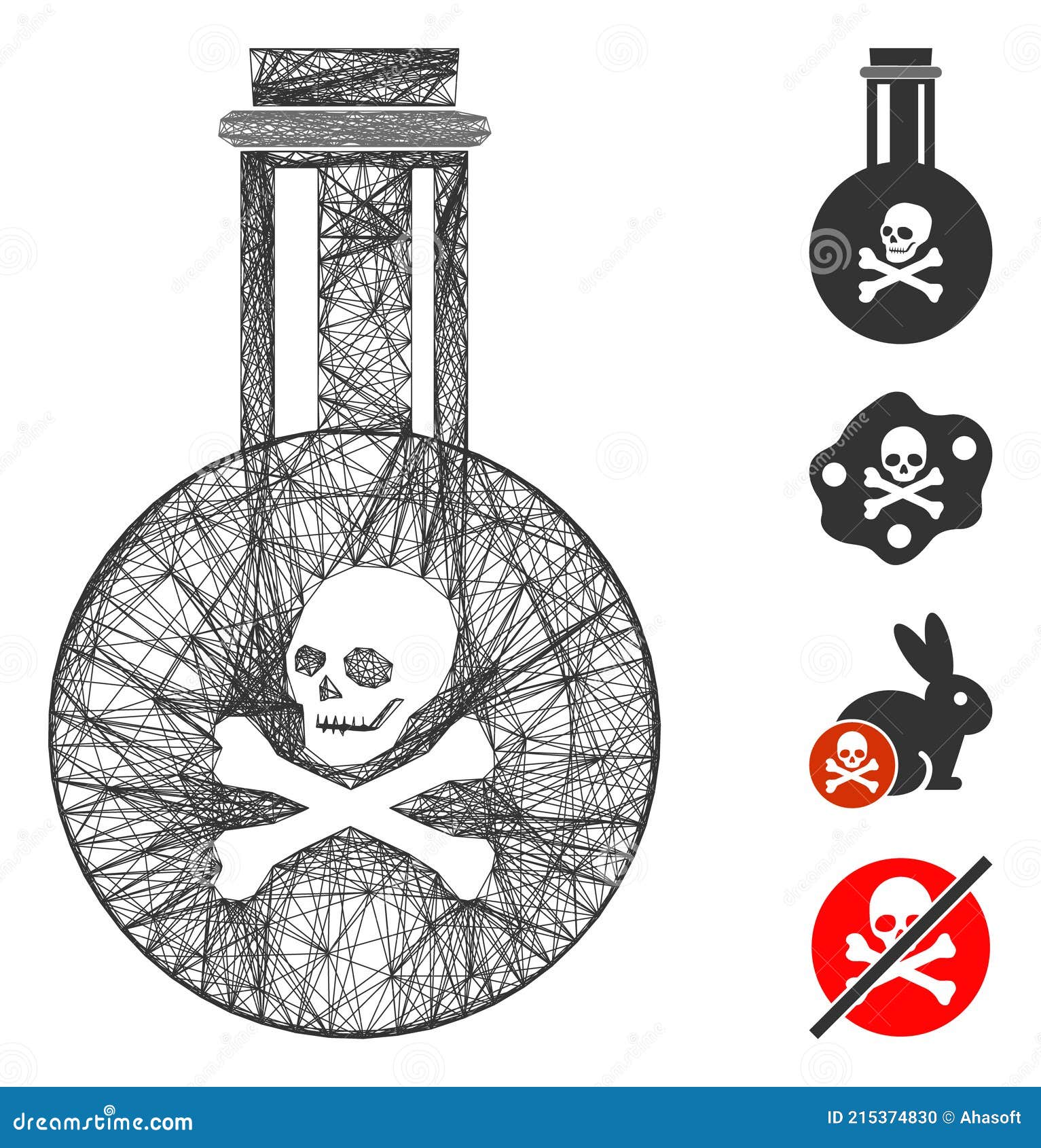 Network Poison Vector Mesh stock vector. Illustration of combined ...