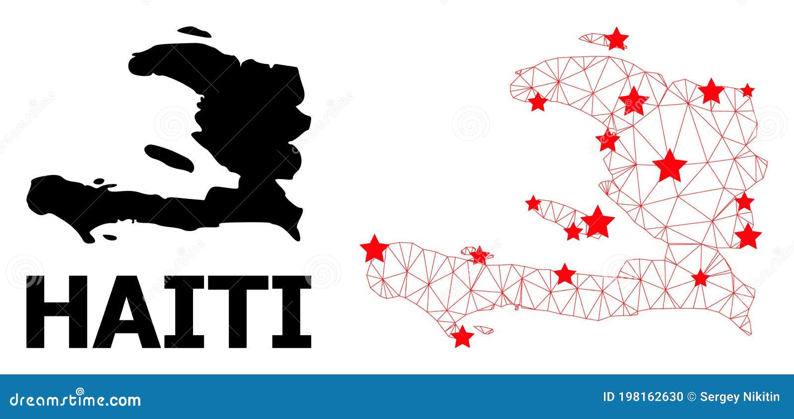 Haiti Map - Cdr Format Cartoon Vector | CartoonDealer.com #96313923