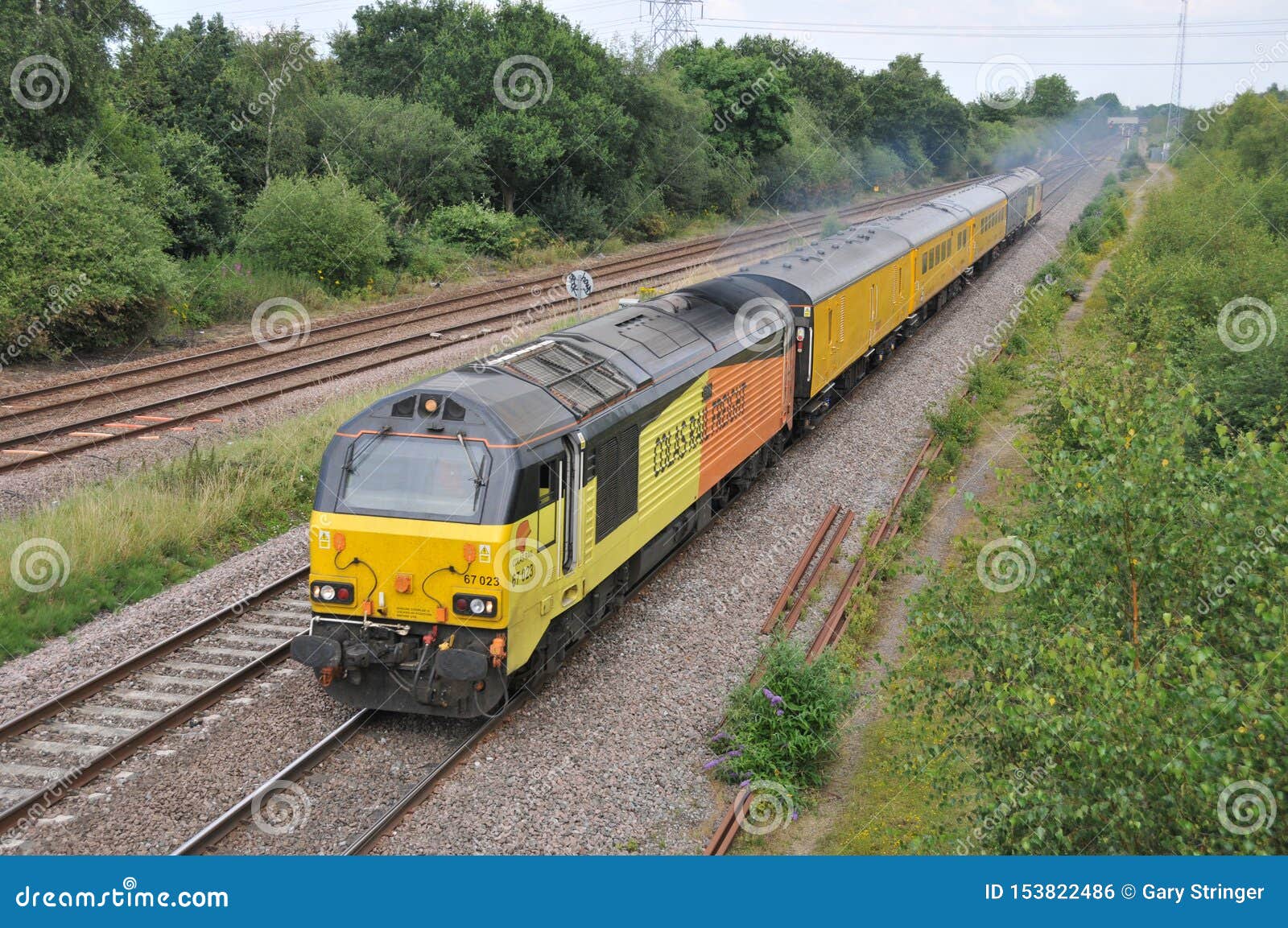 Network Rail Plain Line Pattern Recognition Test Train Editorial Image ...