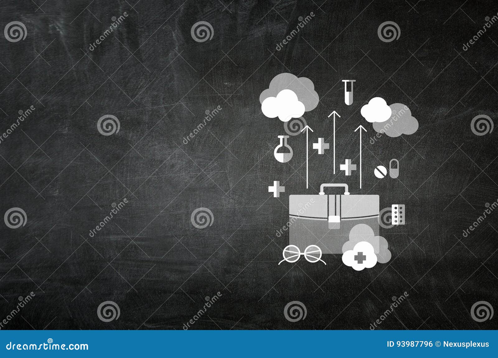 Network of Remote Service. Mixed Media Stock Photo - Image of media ...