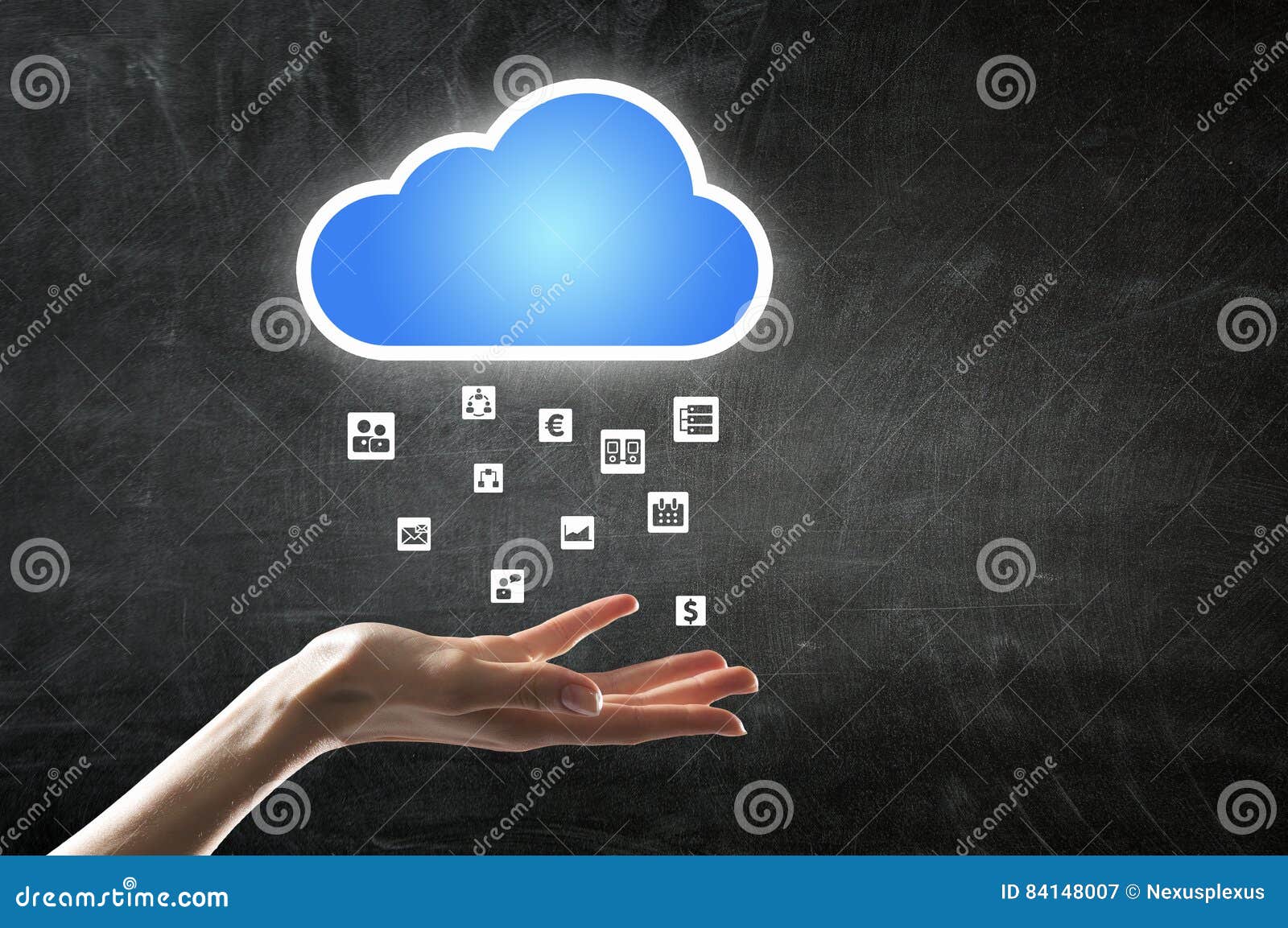 Network of Remote Service . Mixed Media Stock Image - Image of business ...