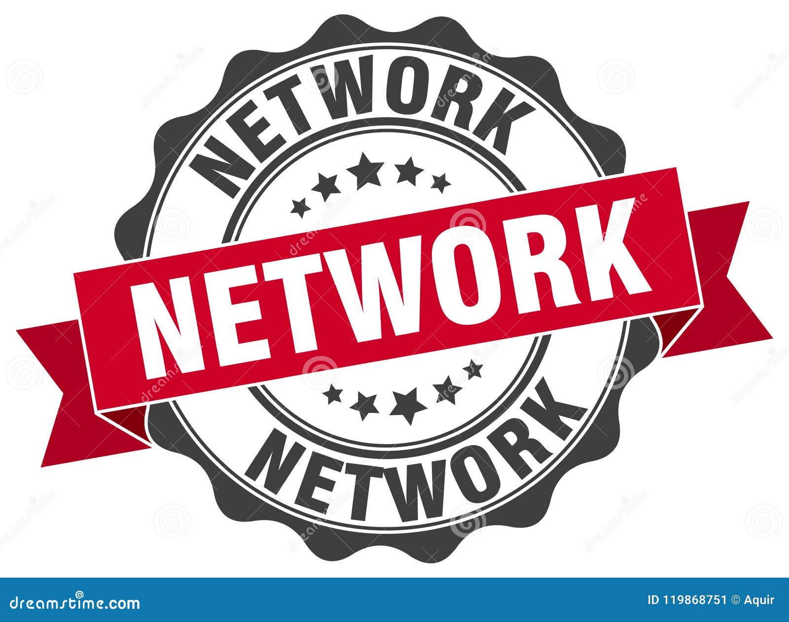 Network seal. stamp stock vector. Illustration of rubber - 119868751