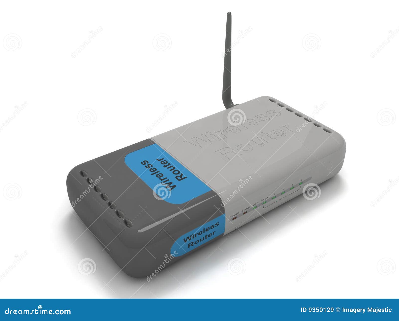 Network router stock illustration. Illustration of data - 9350129