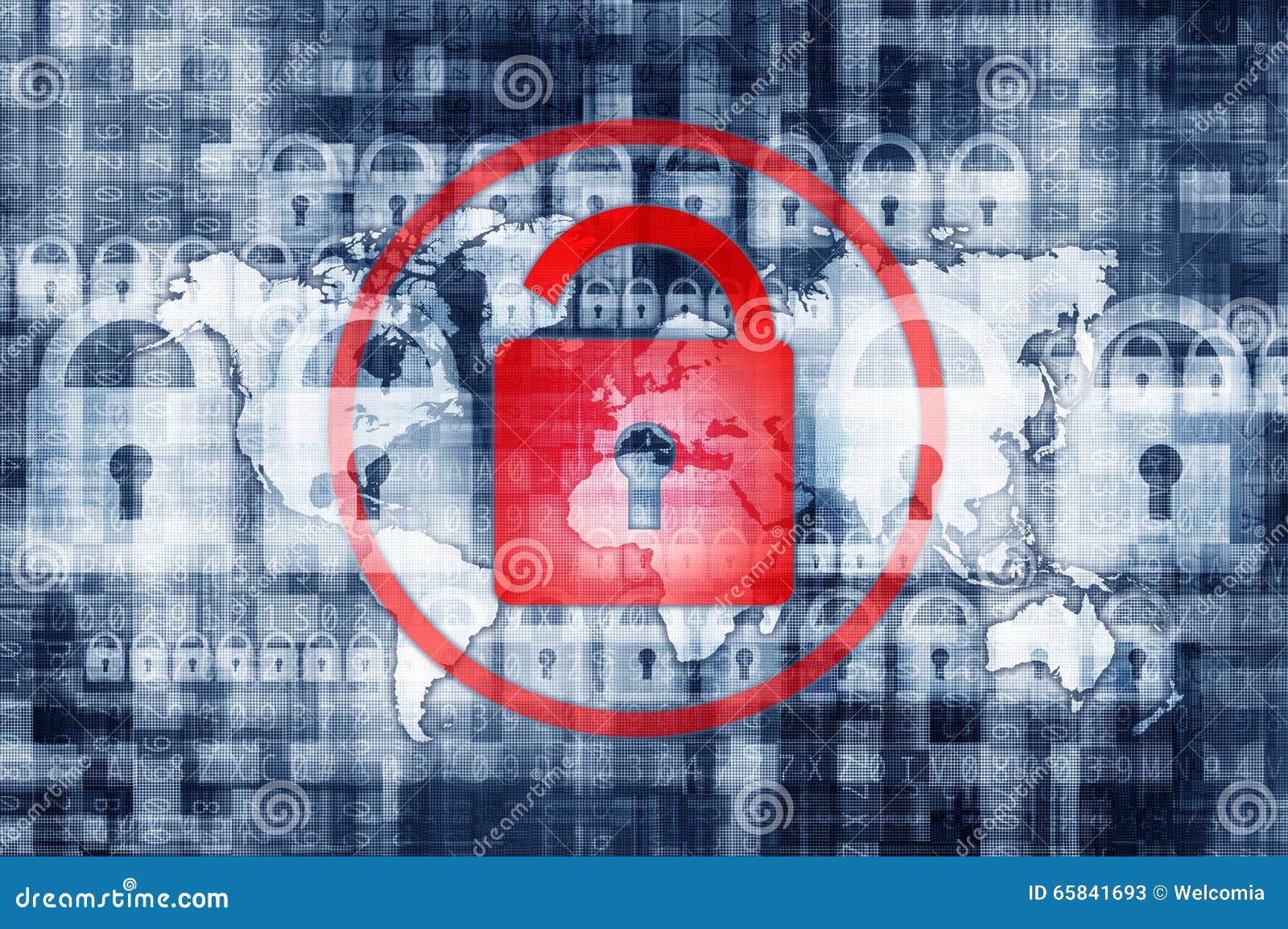 Network Safety Illustration Stock Illustration - Illustration of ...