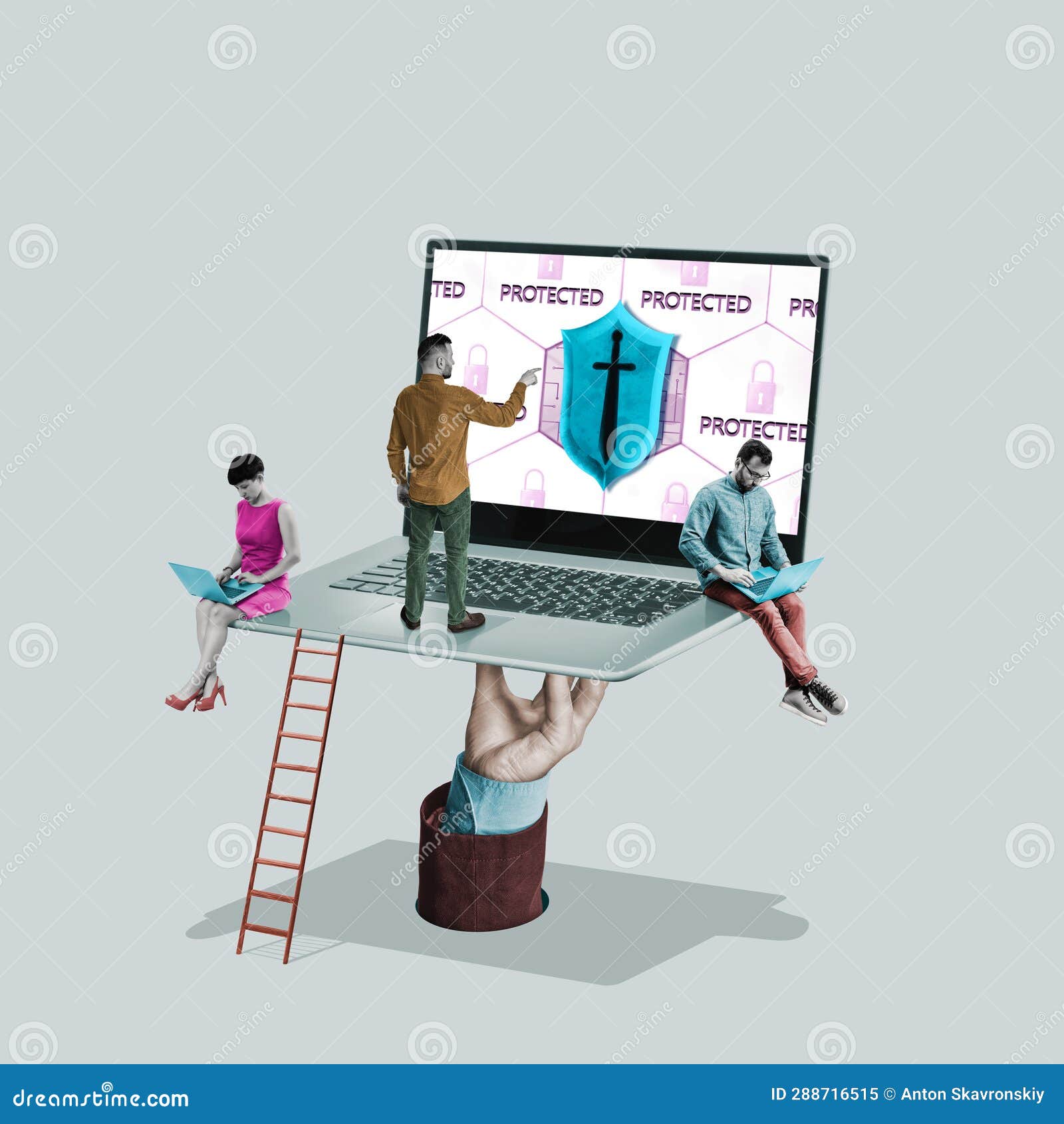 Network security concept. stock image. Image of customer - 288716515
