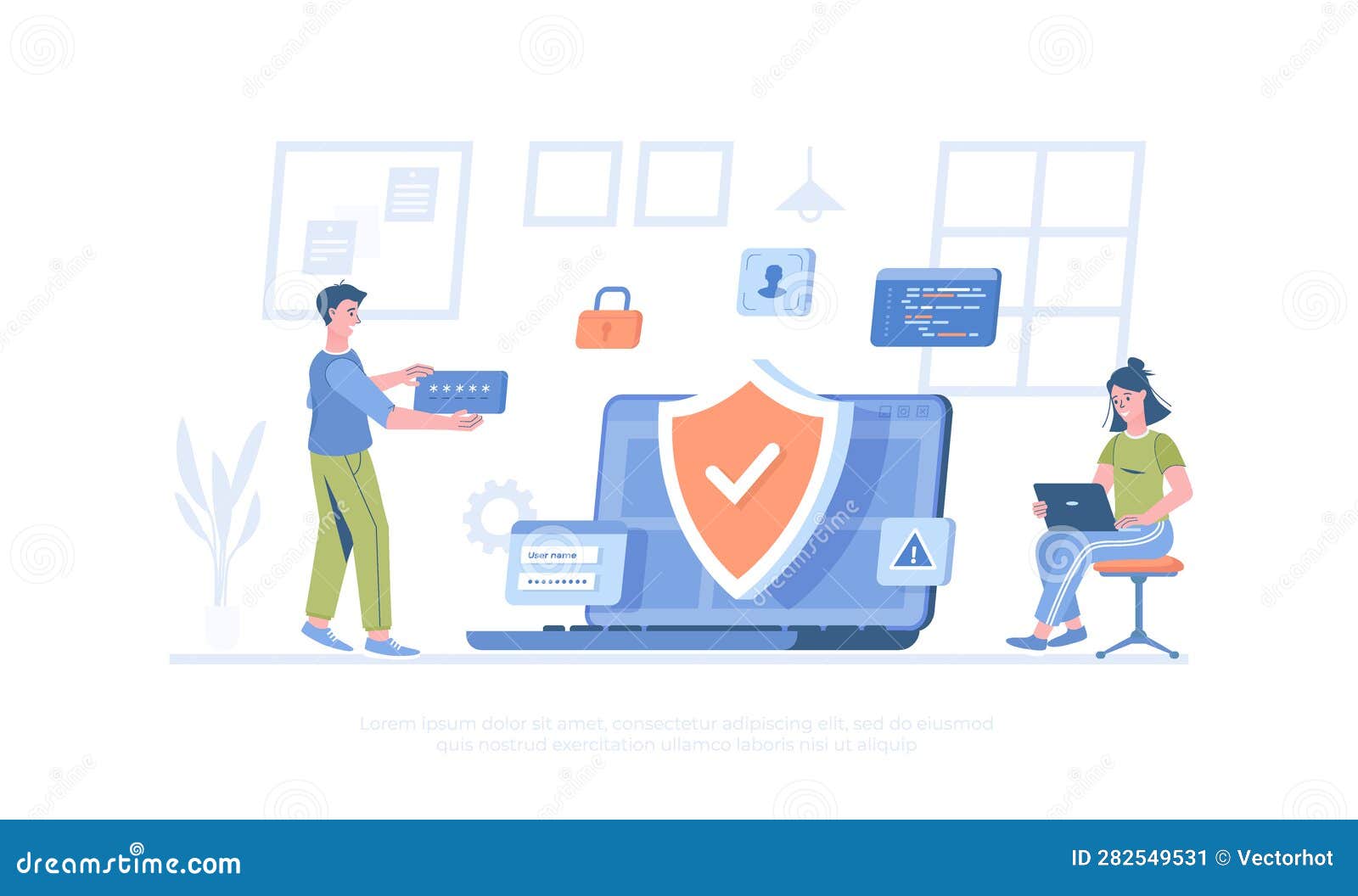 Network Security, Cybersecurity, Protection of Personal Data. Online ...