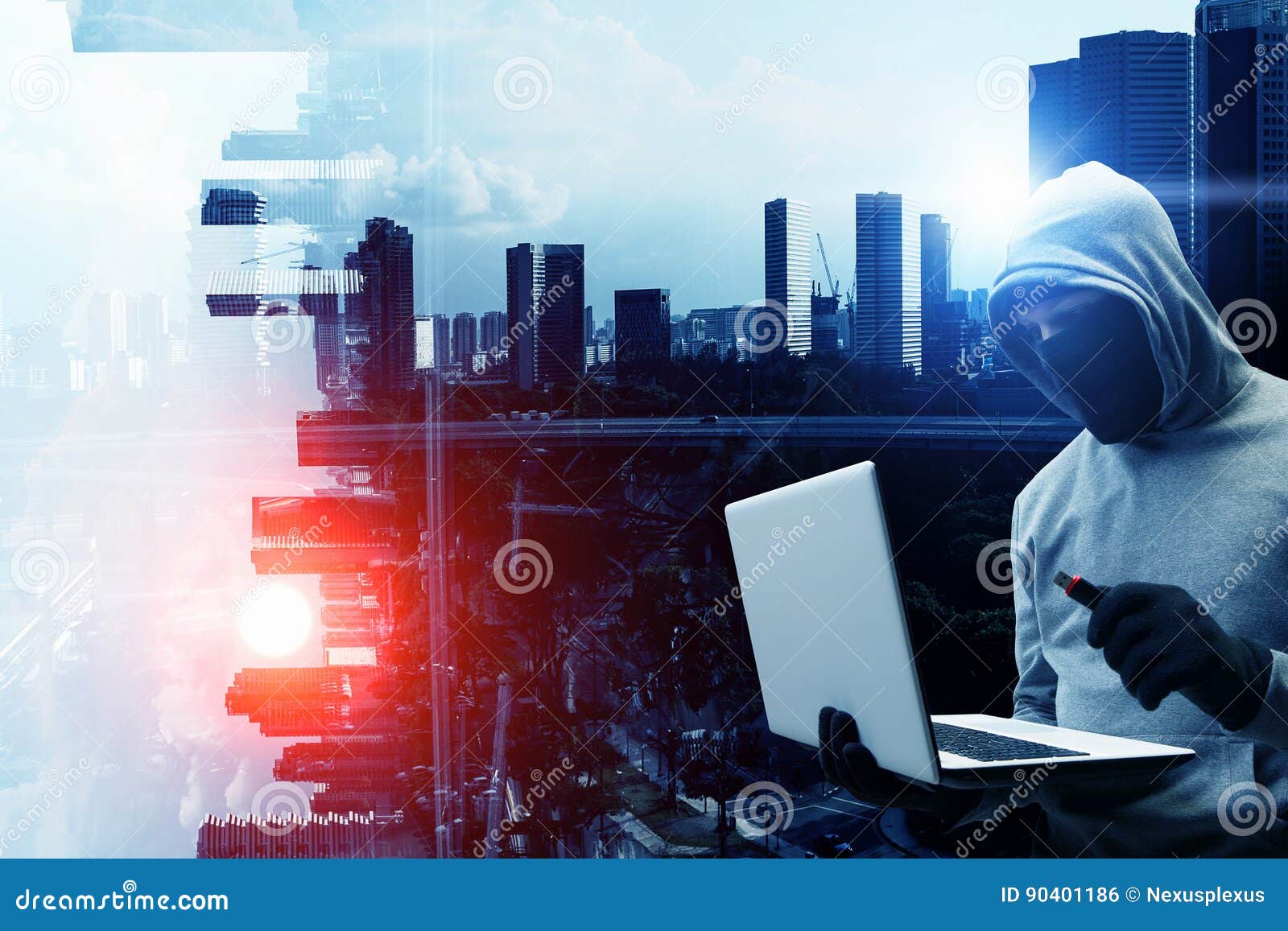 Network Security and Privacy Crime. Mixed Media . Mixed Media Stock ...