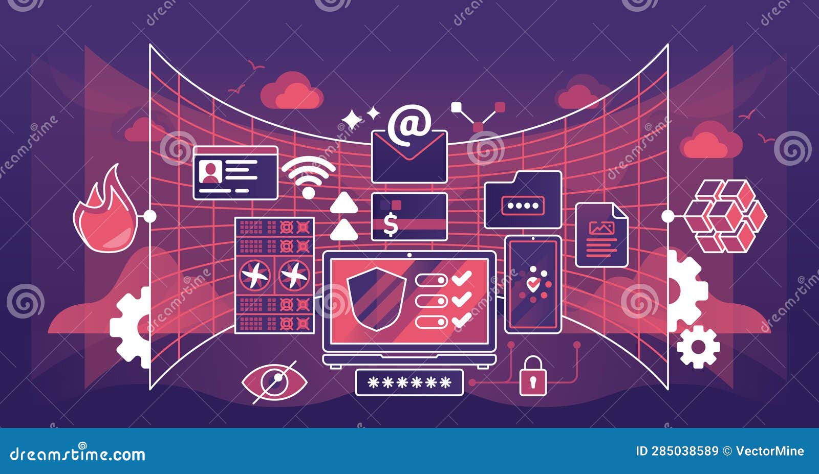 Network Security and Safe Cyberspace Platform with Protection Outline ...