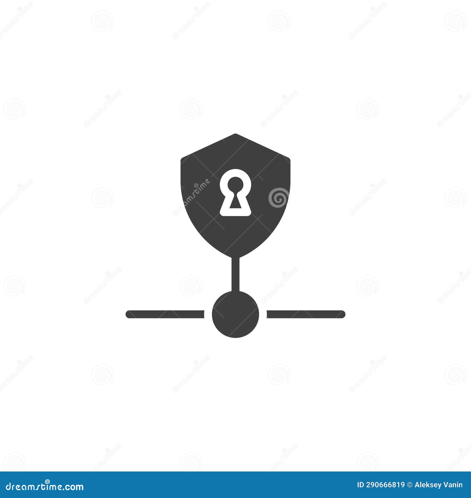 Network Security Shield Vector Icon Stock Illustration - Illustration ...