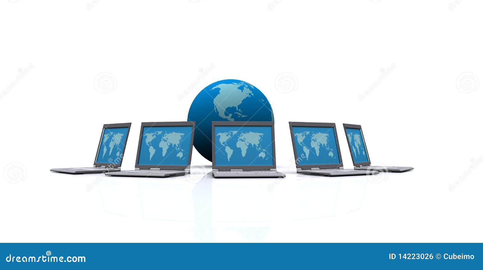 Network Server stock illustration. Illustration of three - 14223026