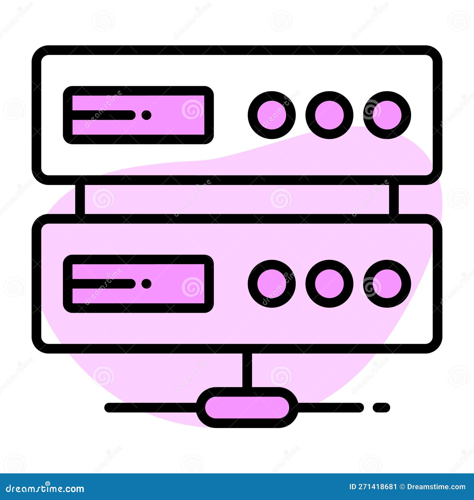 Network Server Concept Icon, Modern Vector of Datacenter Stock Vector ...