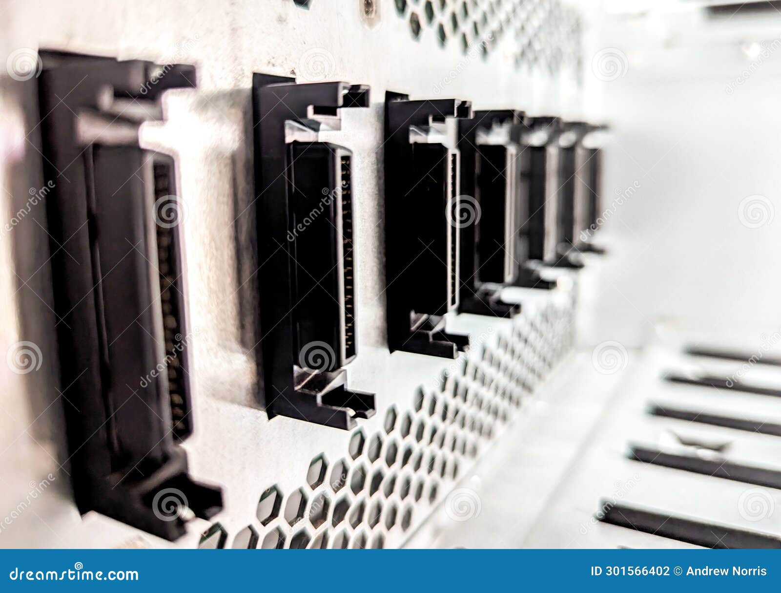 Network Server Ports stock photo. Image of empty, unit - 301566402