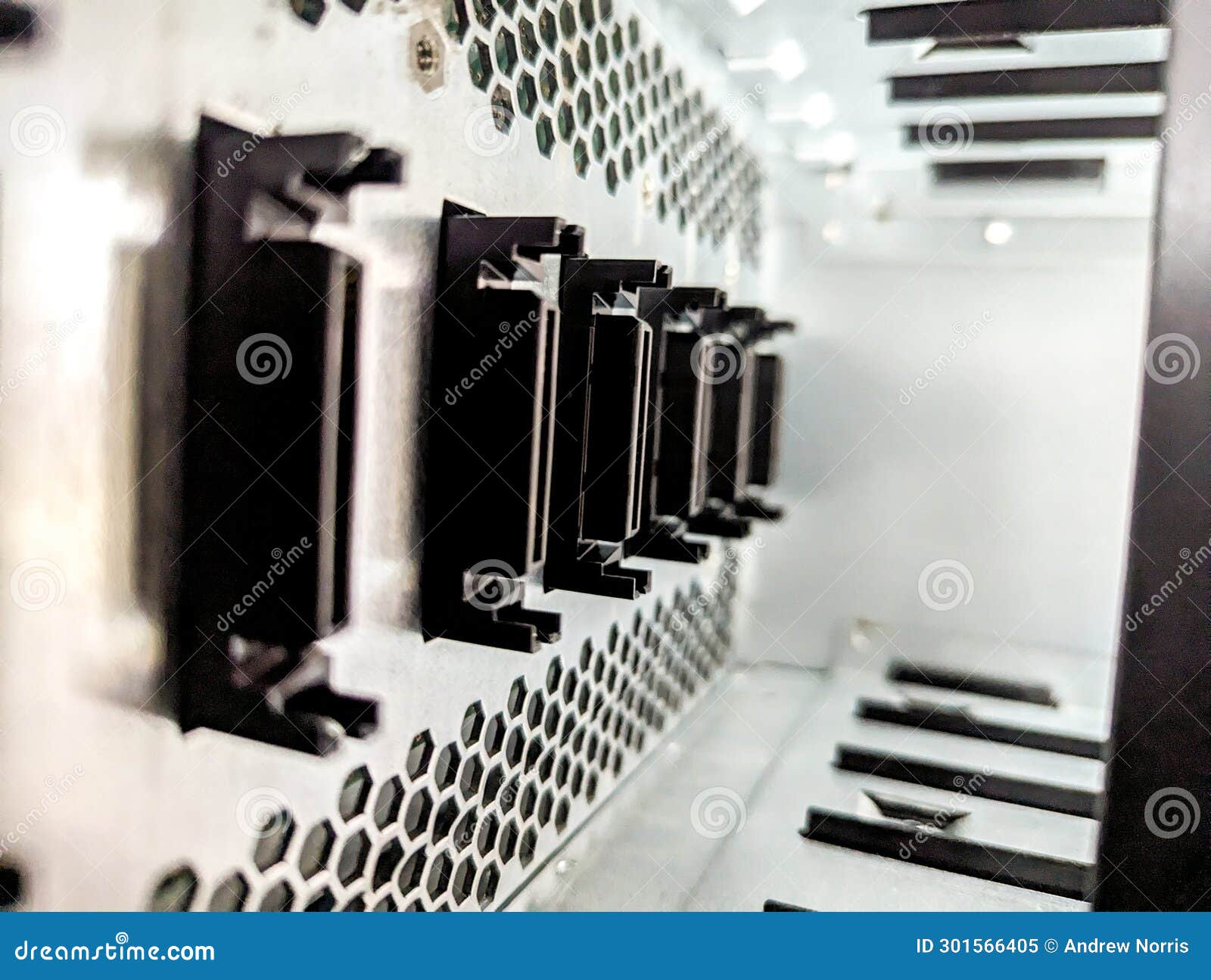 Network Server Ports stock image. Image of hardware - 301566405