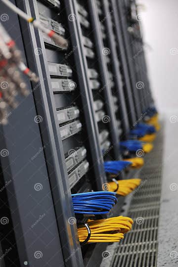 Network server room stock photo. Image of rack, research - 17434902
