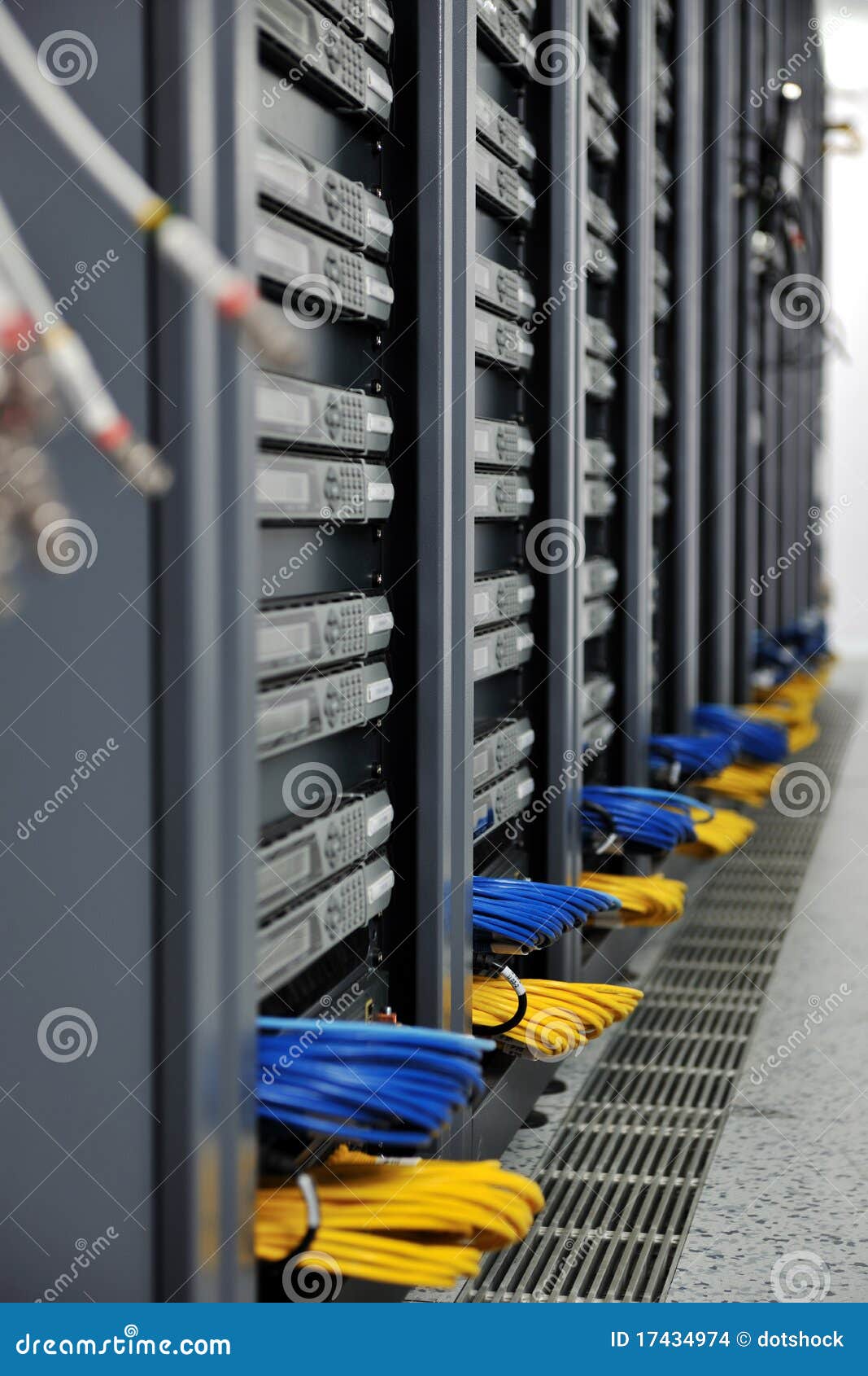 Network server room stock photo. Image of computer, drive - 17434974
