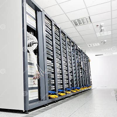 Network server room stock image. Image of data, modern - 17435281