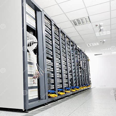 Network server room stock image. Image of data, modern - 17435281