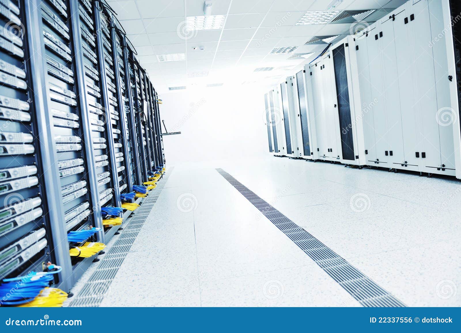 Network server room stock photo. Image of redundant, design - 22337556