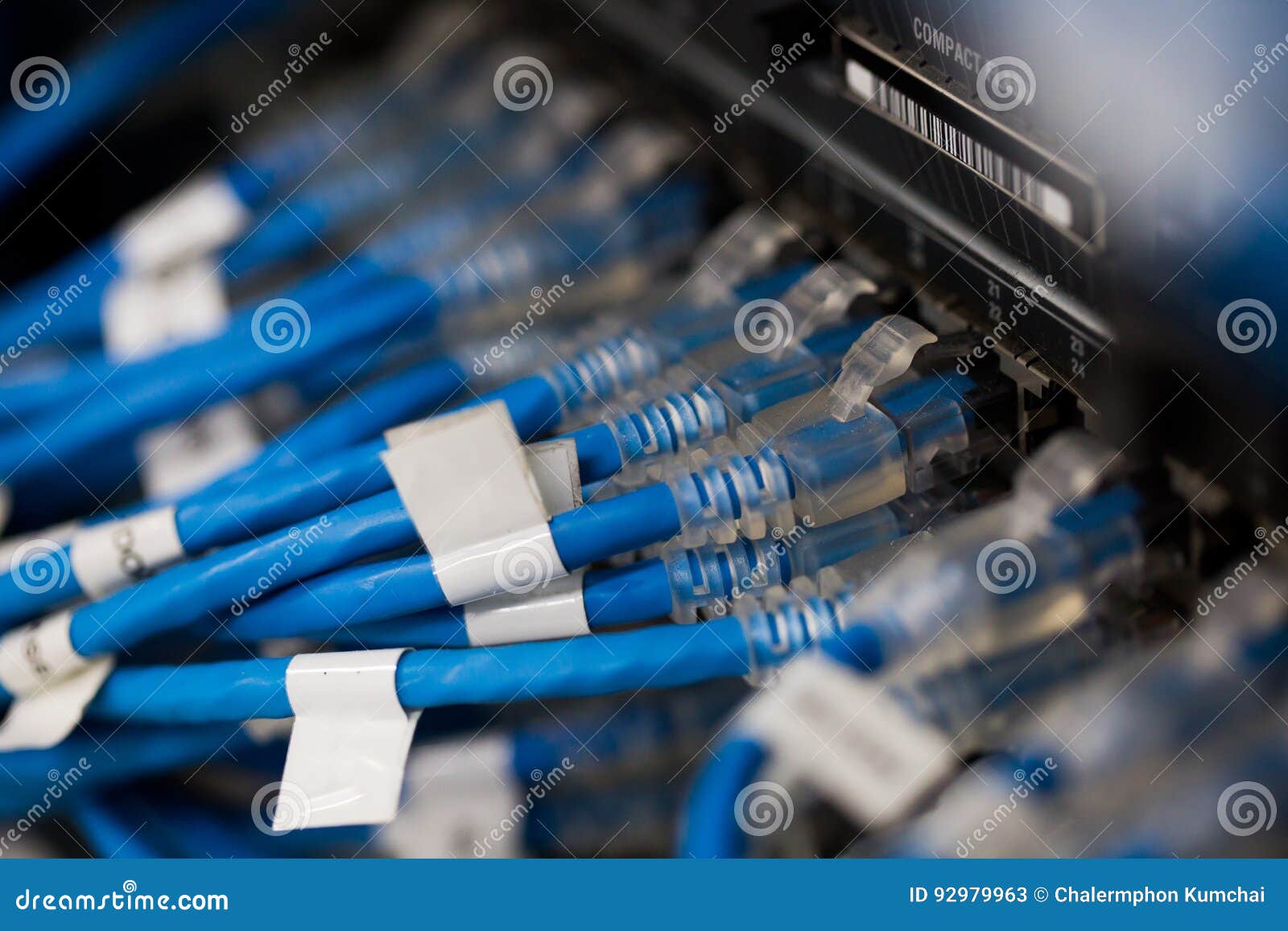 Network Server Room with Computers for Digital Tv Ip Stock Image ...