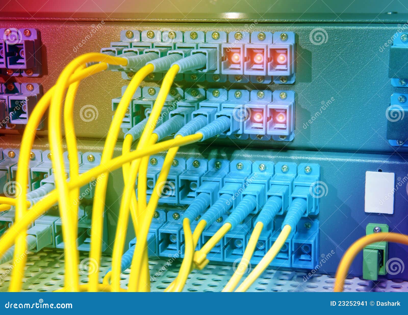Network Server Room Routers Stock Image - Image of broadband, computer ...