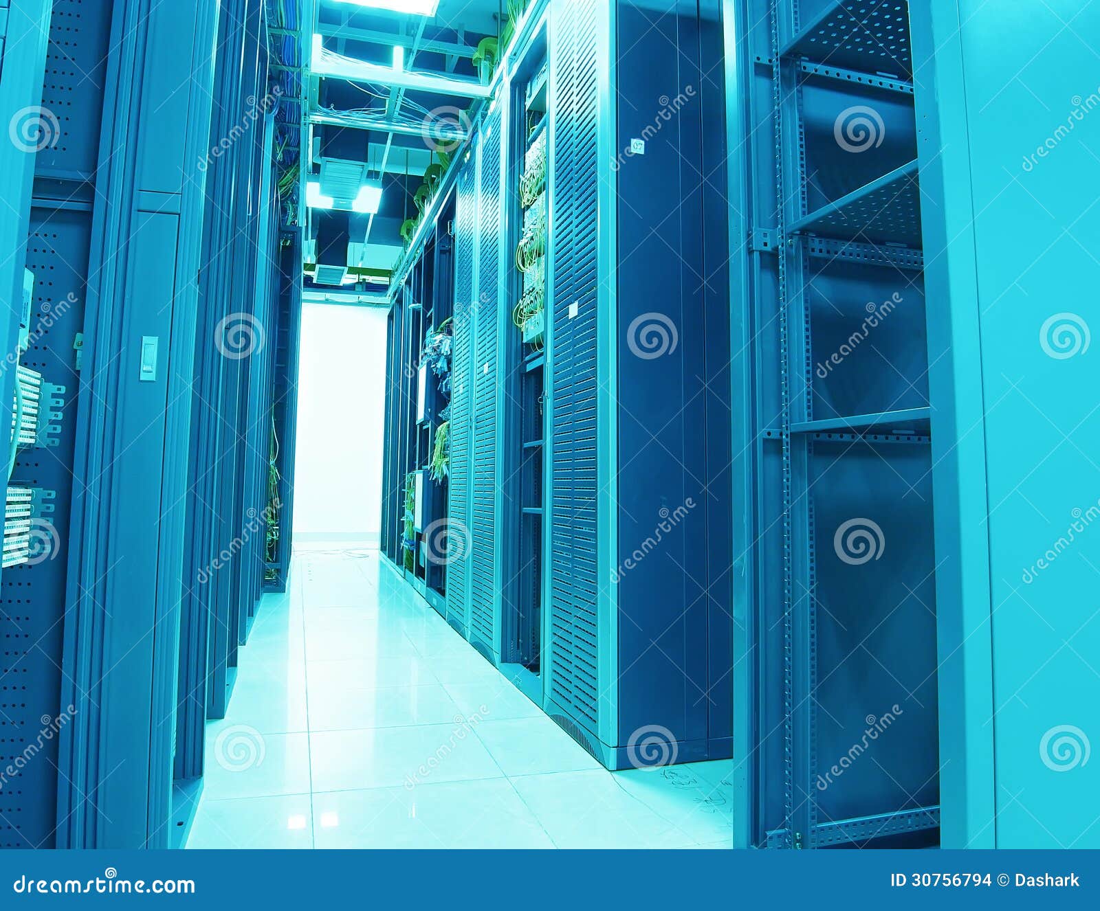 Network server room stock photo. Image of host, connect - 30756794