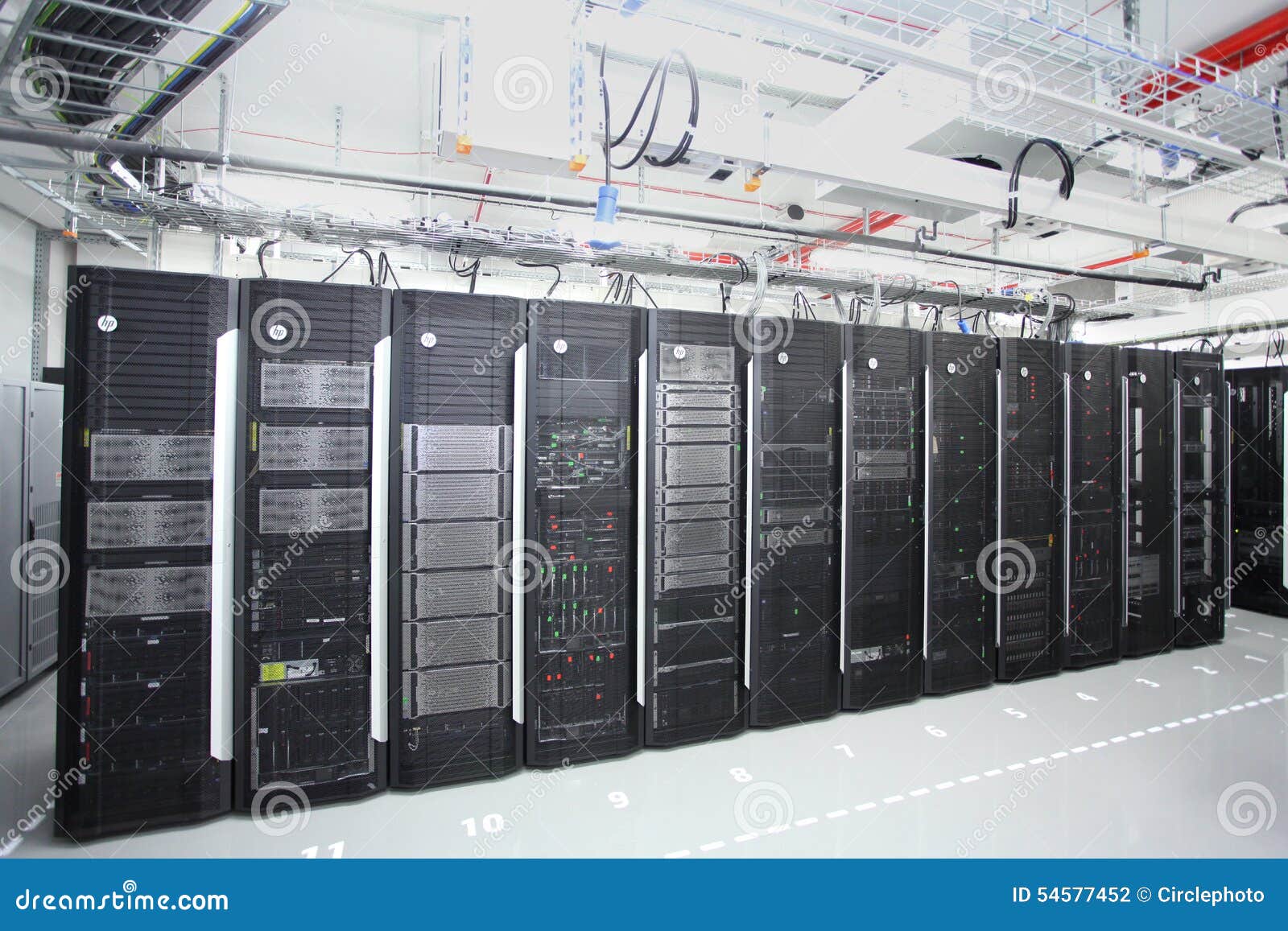 Network server room editorial photography. Image of internet - 54577452