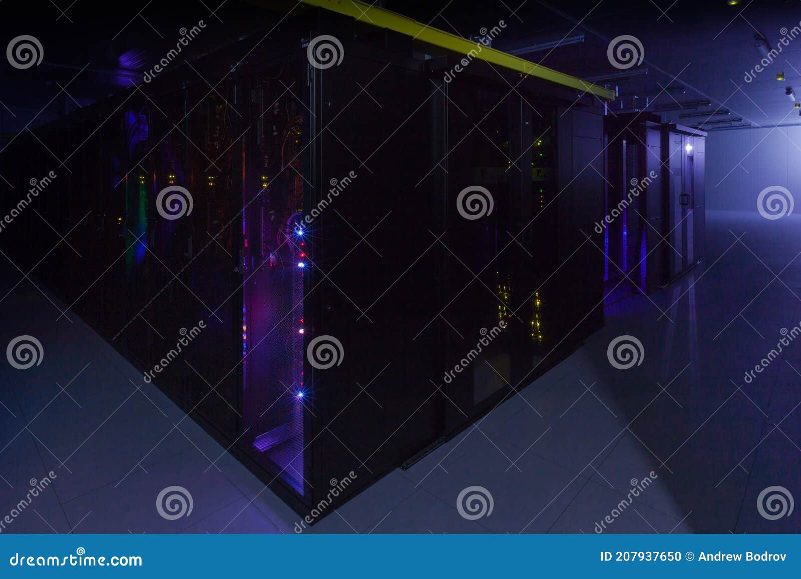 Network Servers in a Data Center. Tier III Carrier Neutral Data Center ...