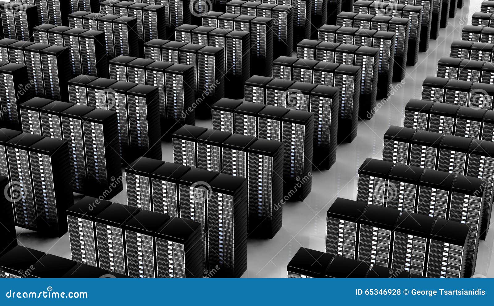 Network Servers Data Center Stock Illustration - Illustration of ...