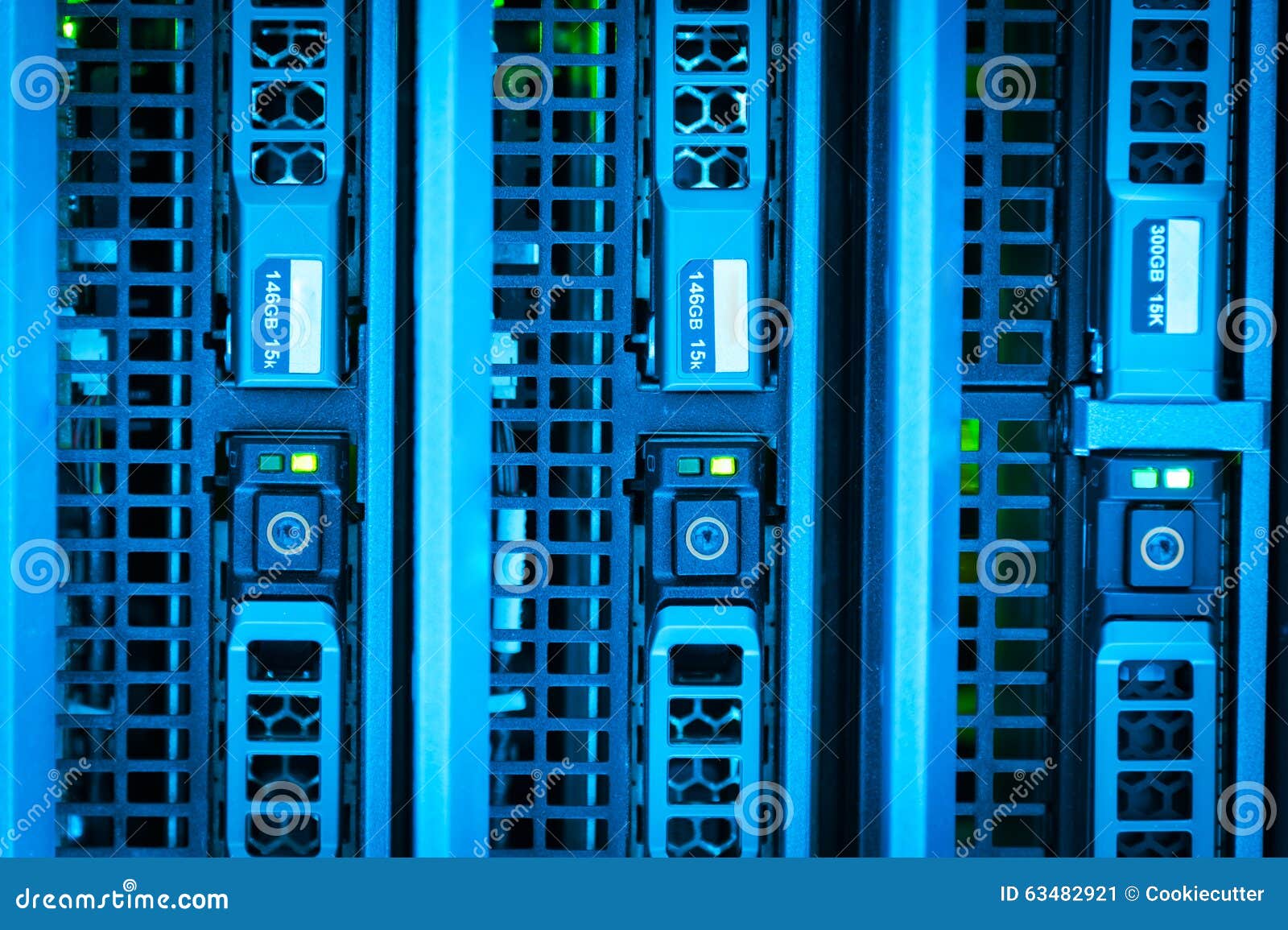 Network servers stock image. Image of office, industry - 63482921