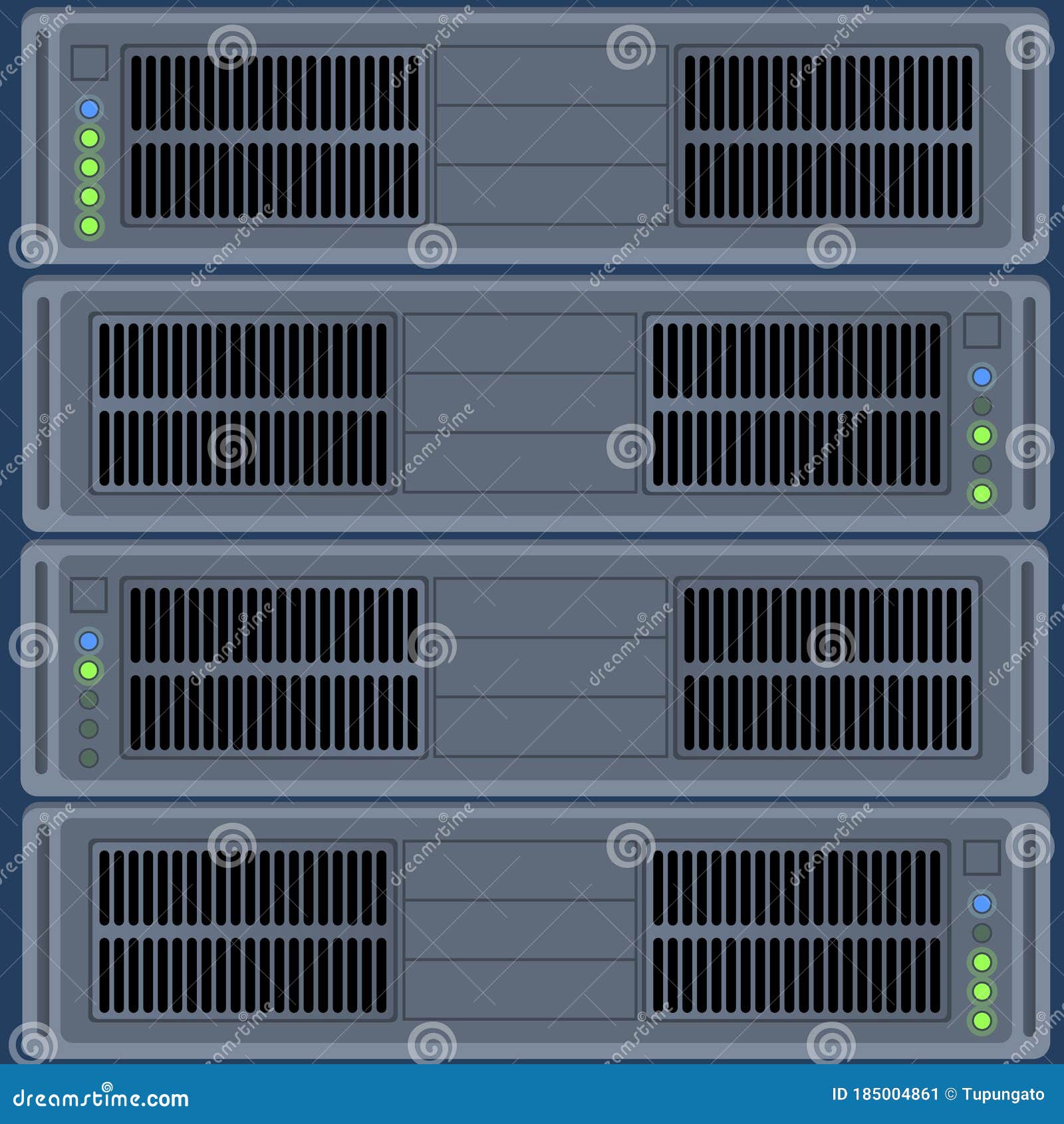Network servers rack stock vector. Illustration of mining - 185004861