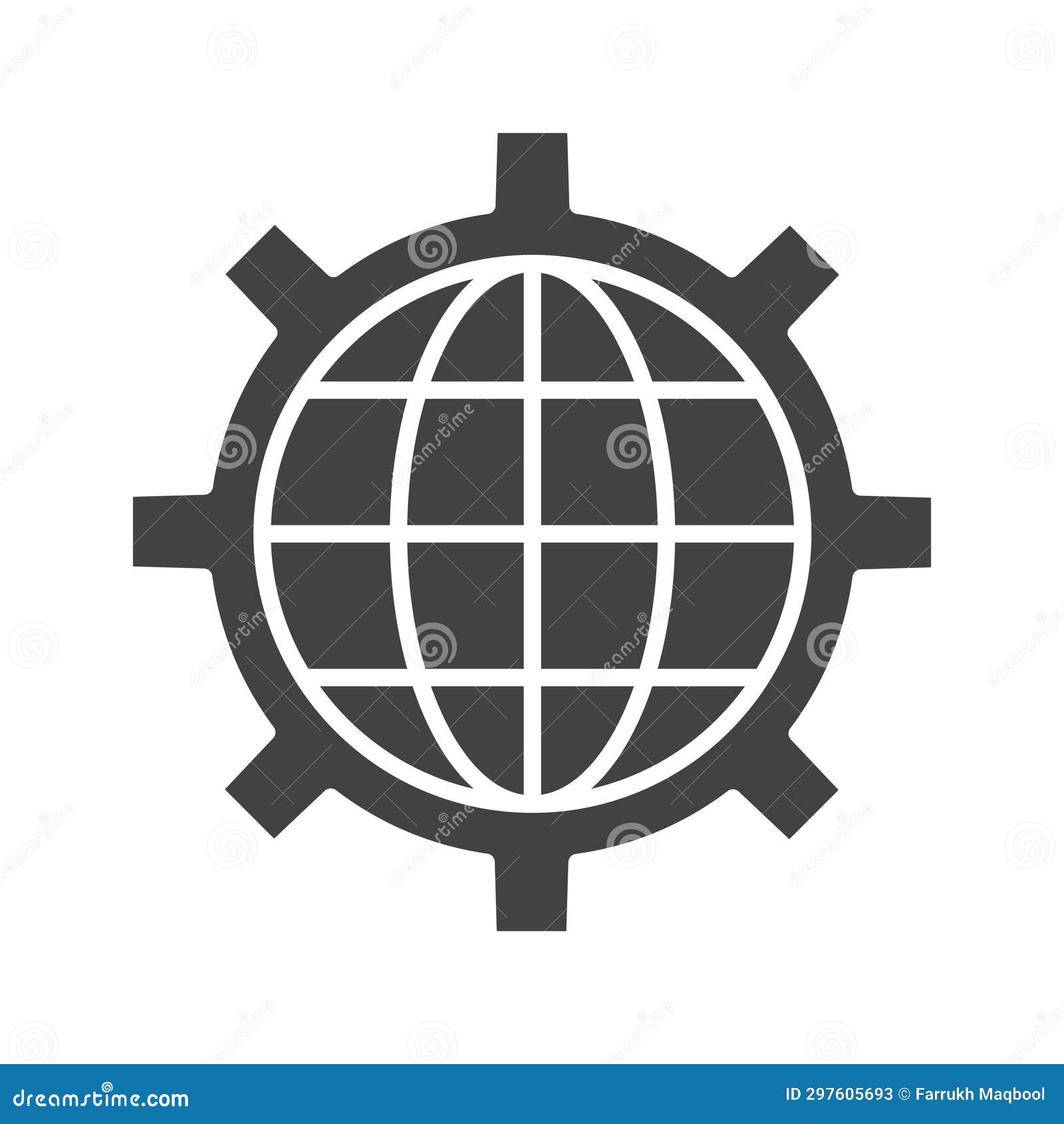 Network Settings Icon Vector Image. Stock Vector - Illustration of ...