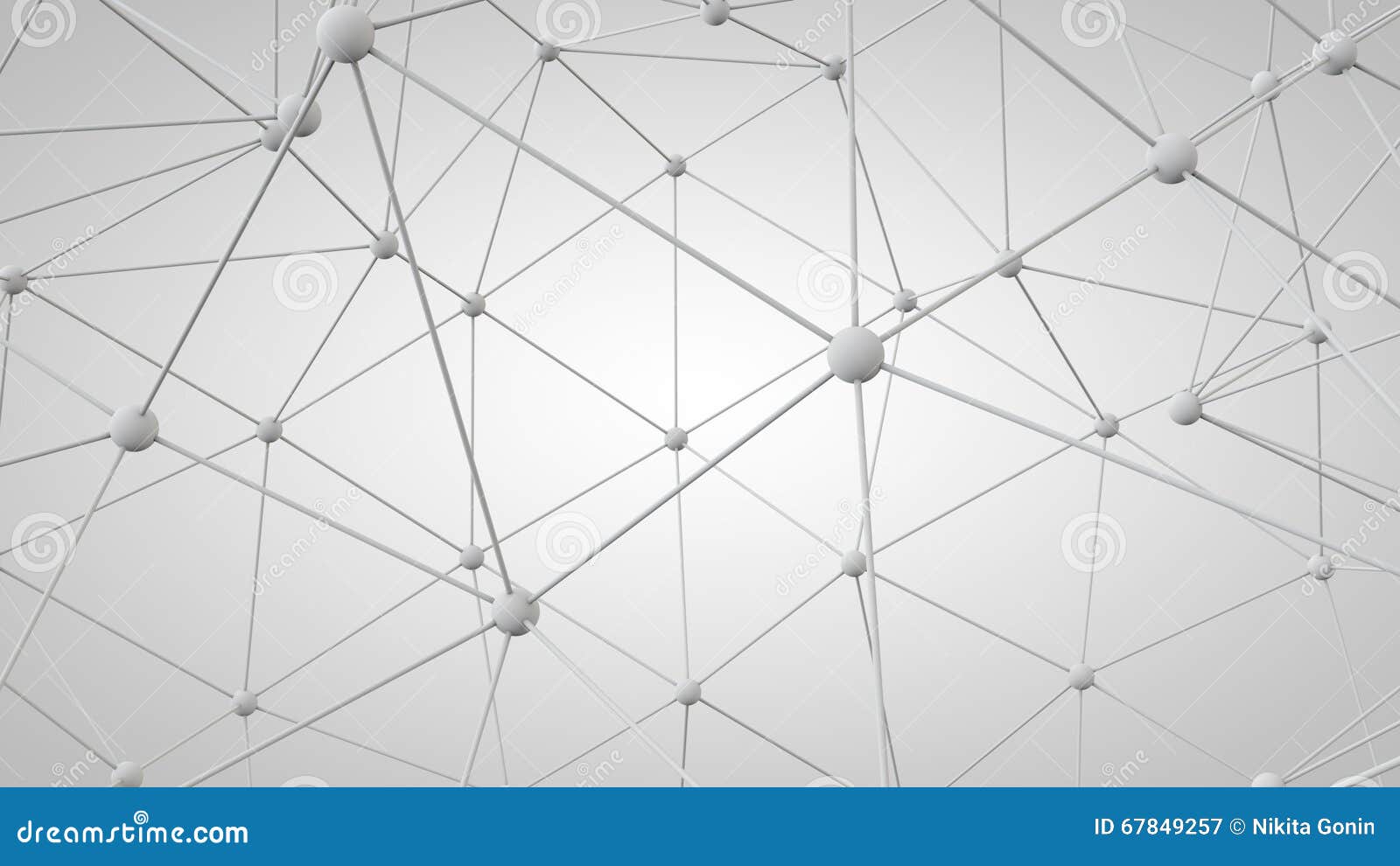 Network Shape. Abstract 3D Render Stock Illustration - Illustration of ...