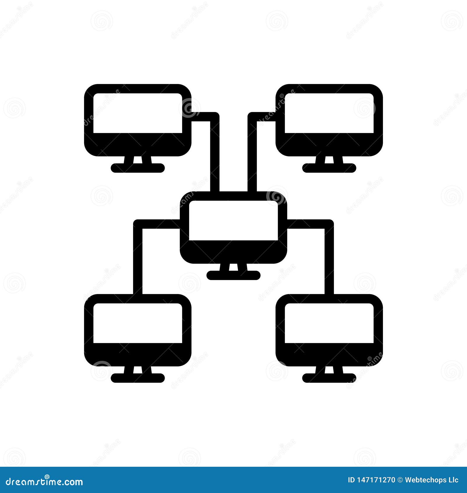 Black Solid Icon for Network Share, Internet and Community Stock Vector ...