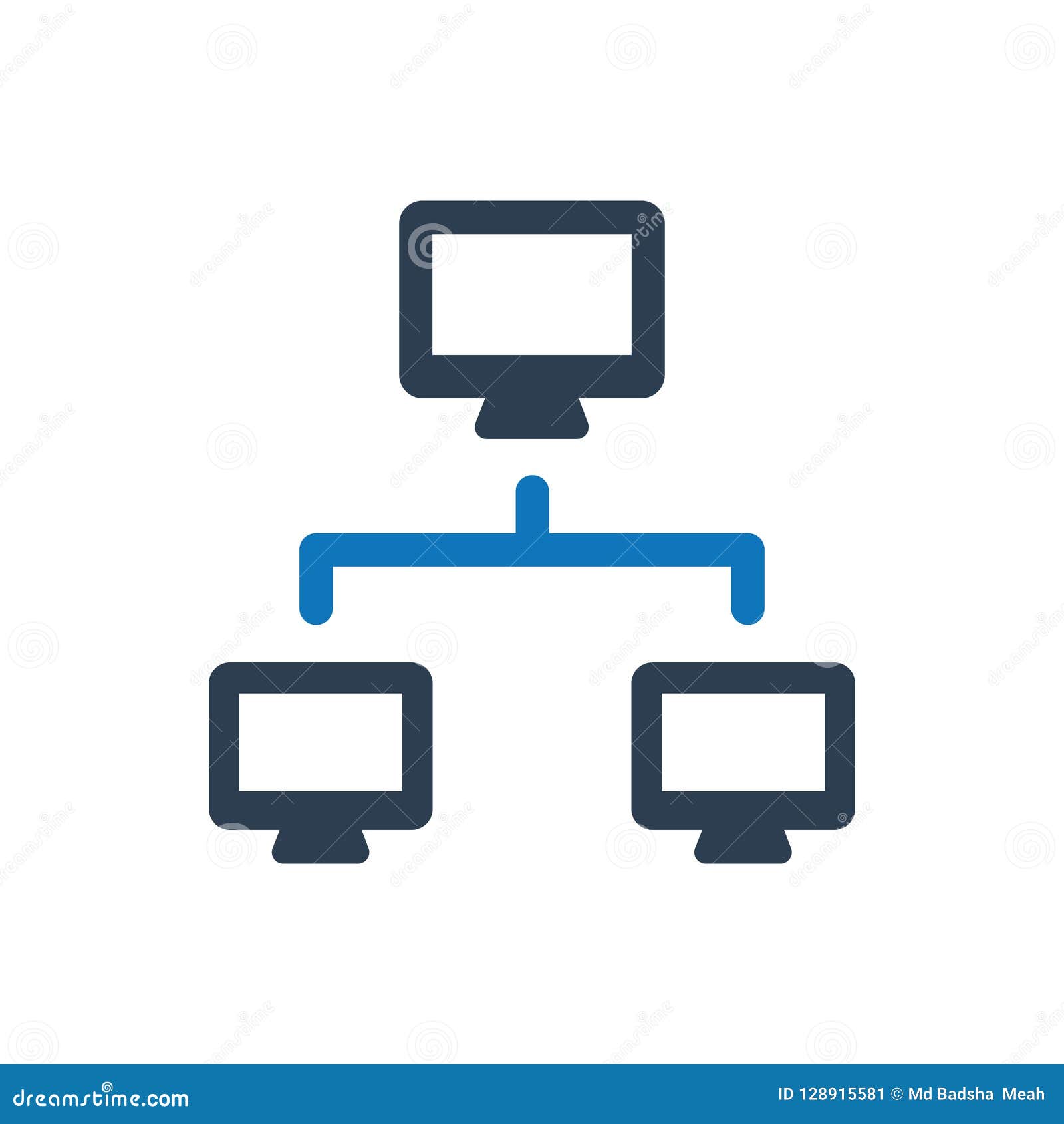 Network sharing icon stock vector. Illustration of sharing - 128915581