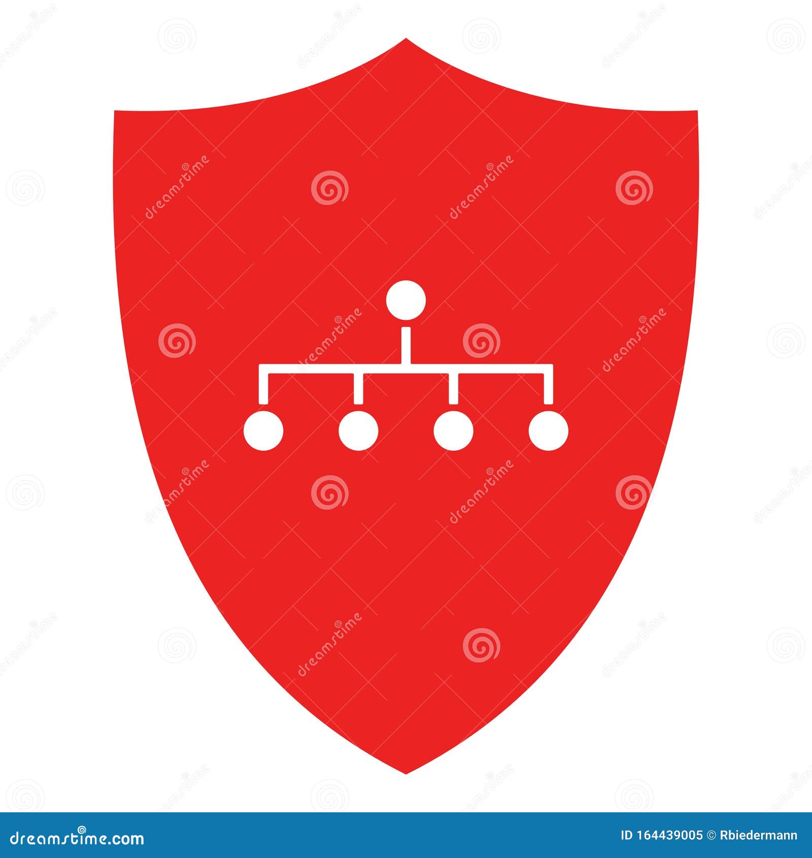 Network and shield stock vector. Illustration of network - 164439005
