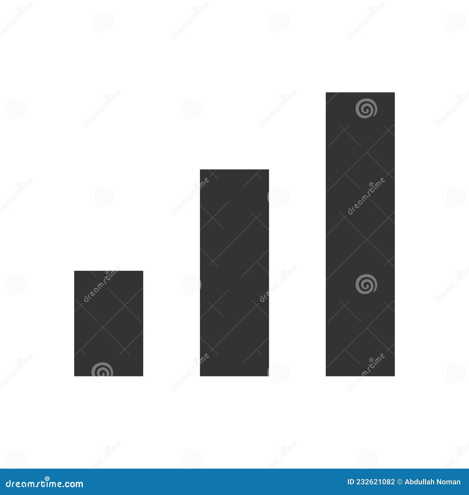 Network Signal Bar Icon Design Stock Vector - Illustration of flat ...