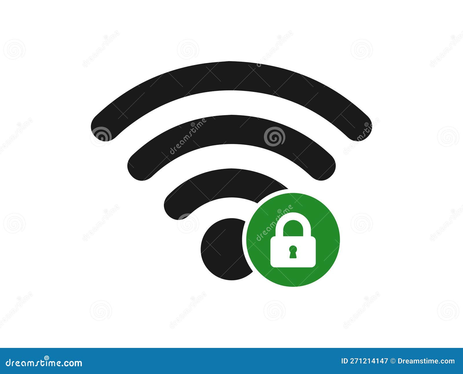 Security Wifi Internet and Private Network Vector ,Secure Access Icon ...