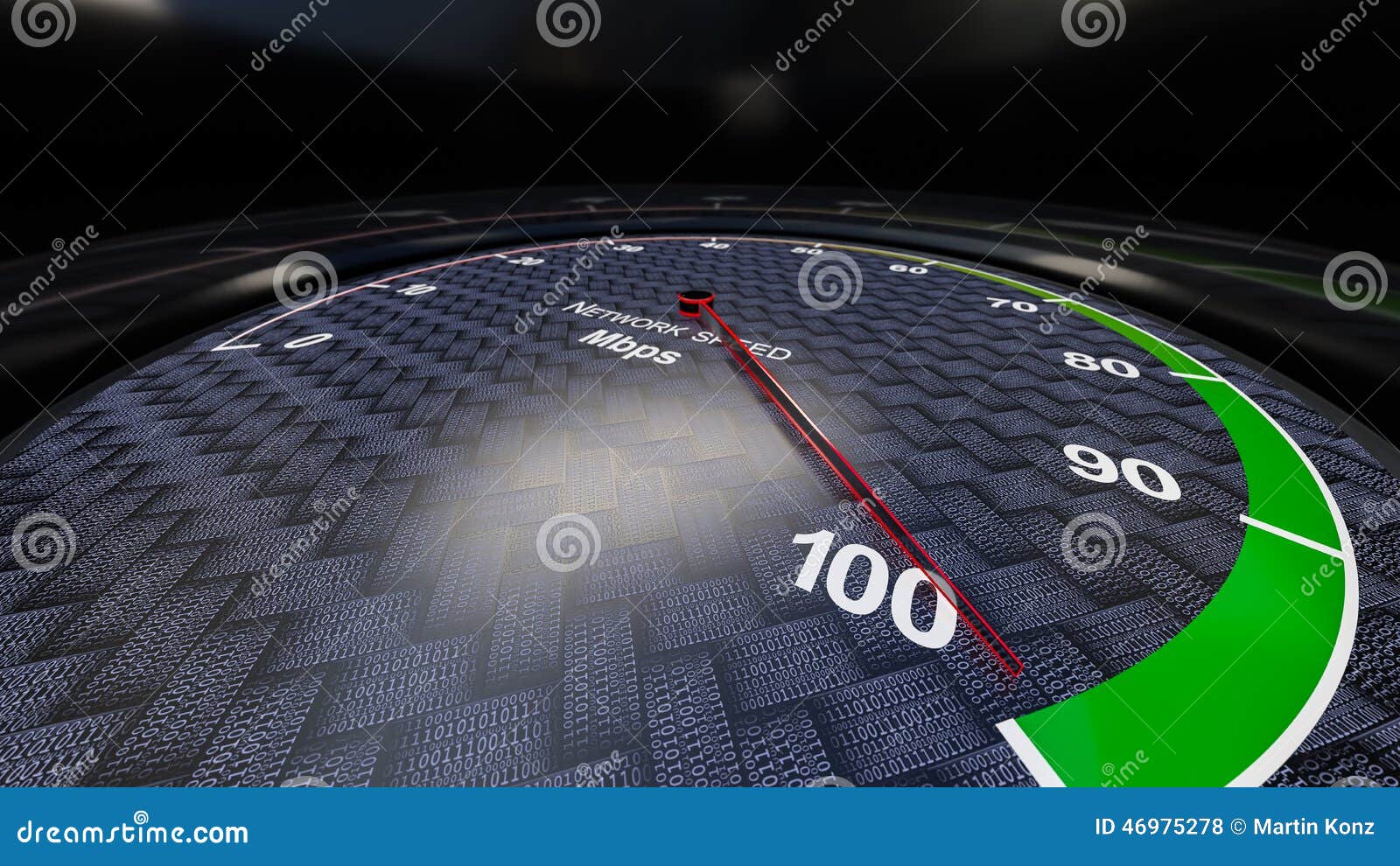 Network speed indicator stock illustration. Illustration of ...