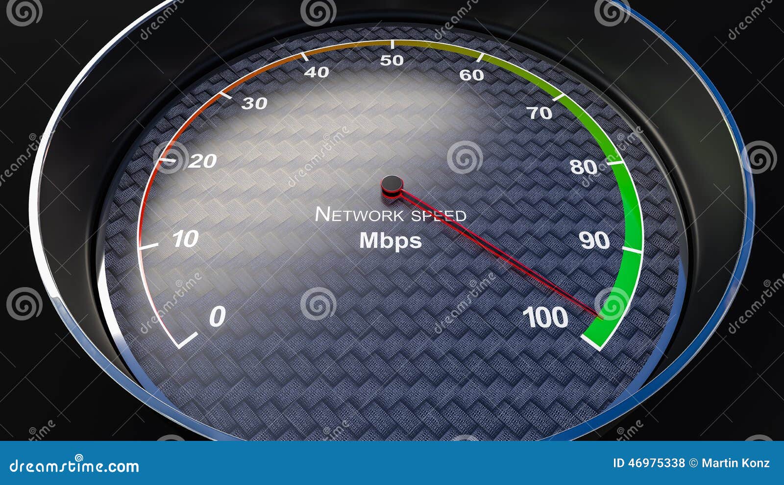 Network speed indicator stock illustration. Illustration of measure ...