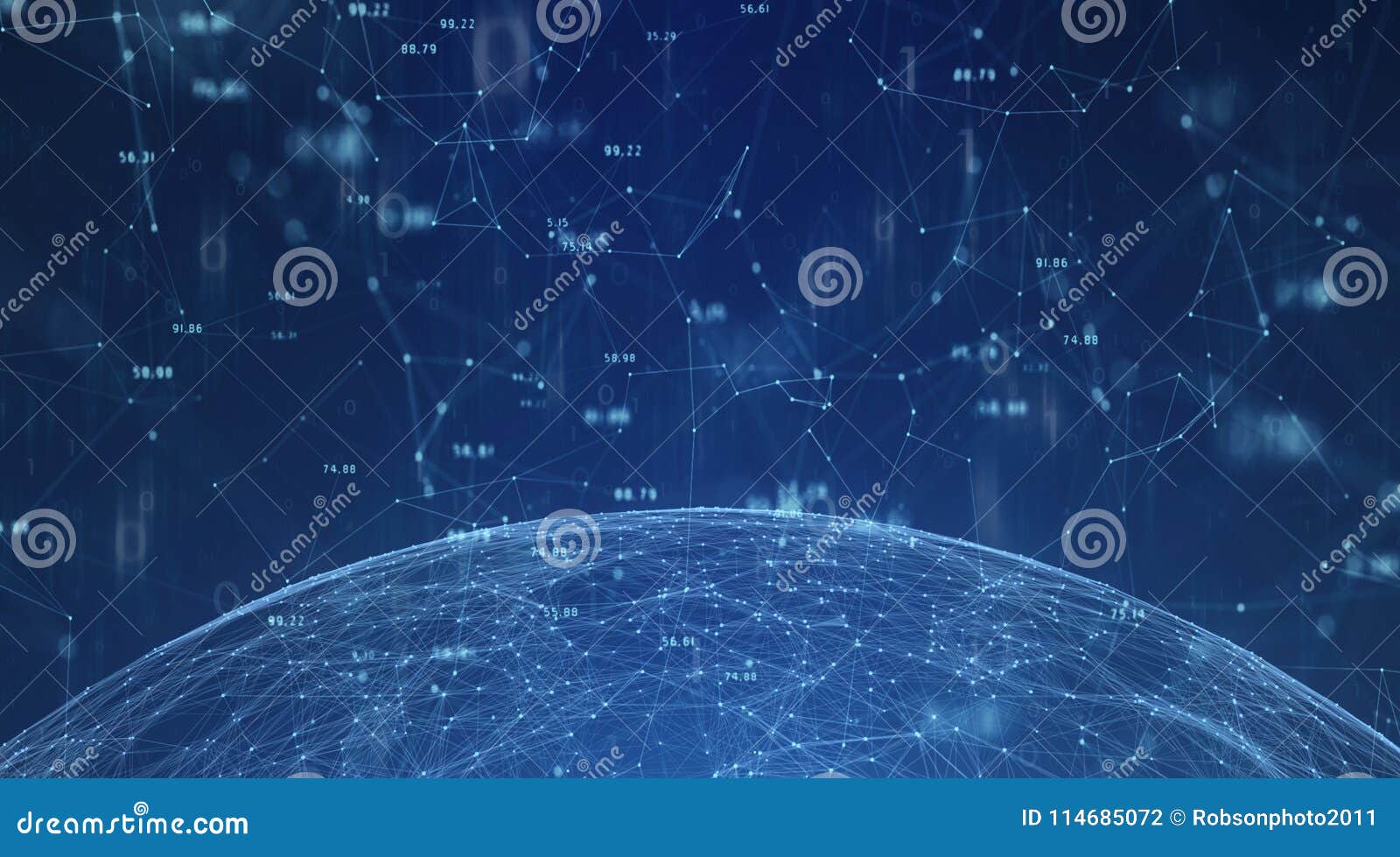 Glow Random Numbers Blue Background Stock Illustrations – 36 Glow ...