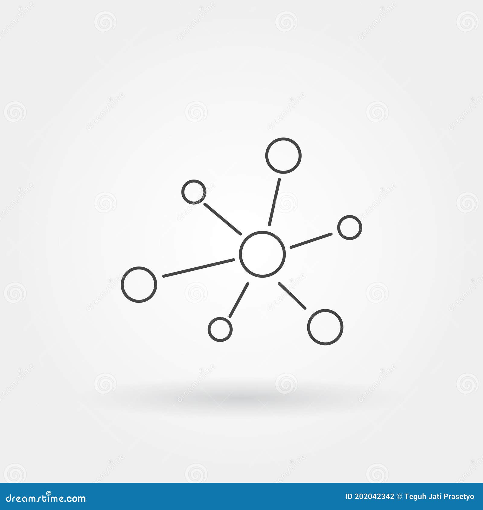 Network Spread Icon Single Isolated with Modern Line or Outline Style ...