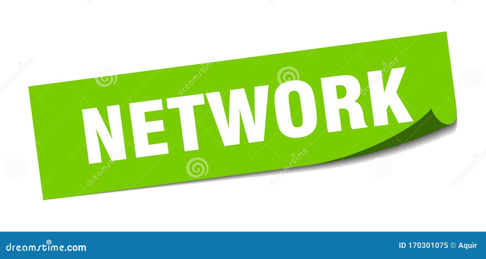 Network Sticker. Network Square Sign Stock Vector - Illustration of ...