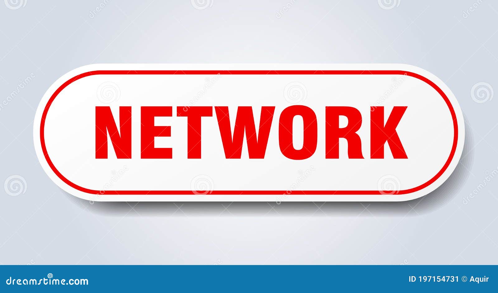 Network sticker. stock vector. Illustration of banner - 197154731